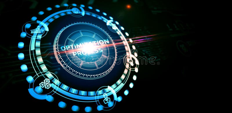 Optimization Software Technology Process System Business Concept ...