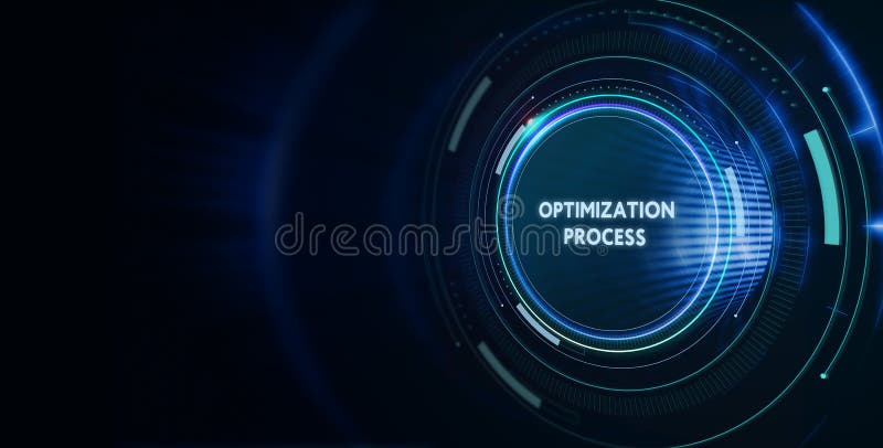 Optimization Software Technology Process System Business Concept ...
