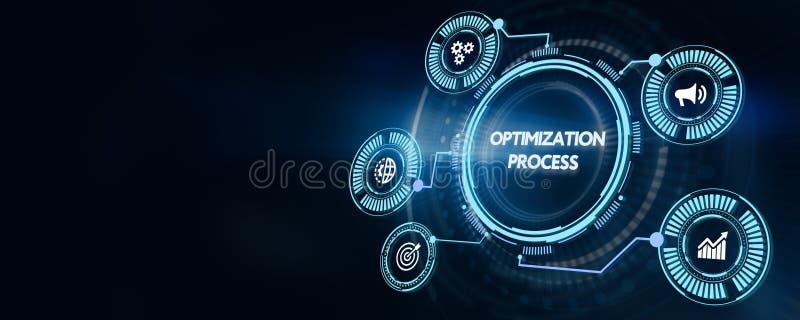 Optimization Software Technology Process System Business Concept ...