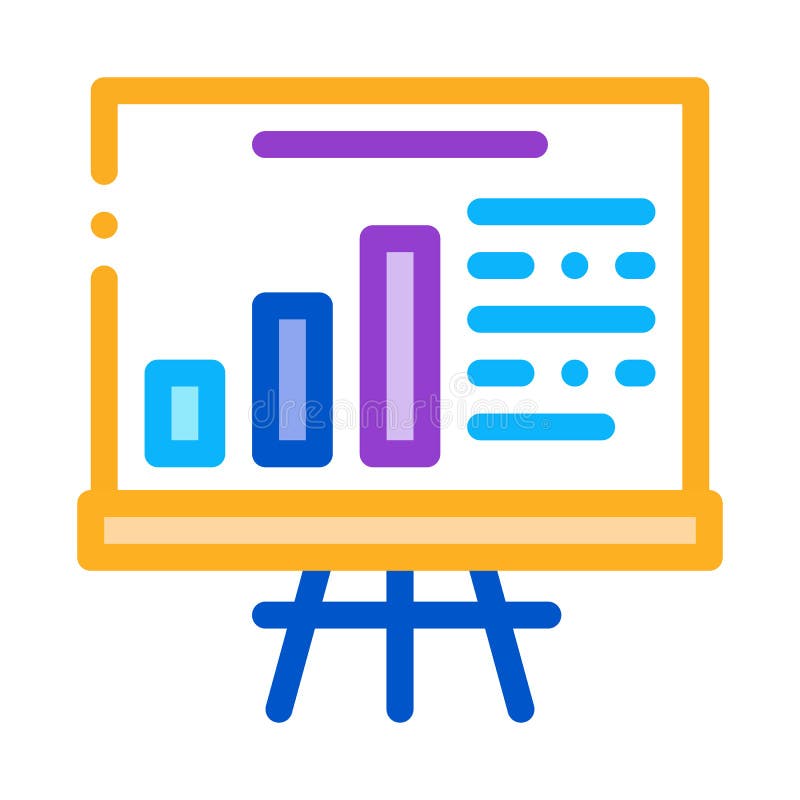 Optimization Study Diagram Chart Icon Vector Outline Illustration Stock ...