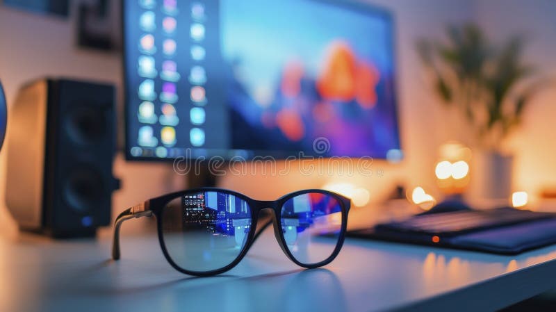 Optimize Home Office Work with Blue Light Blocking Glasses for a ...