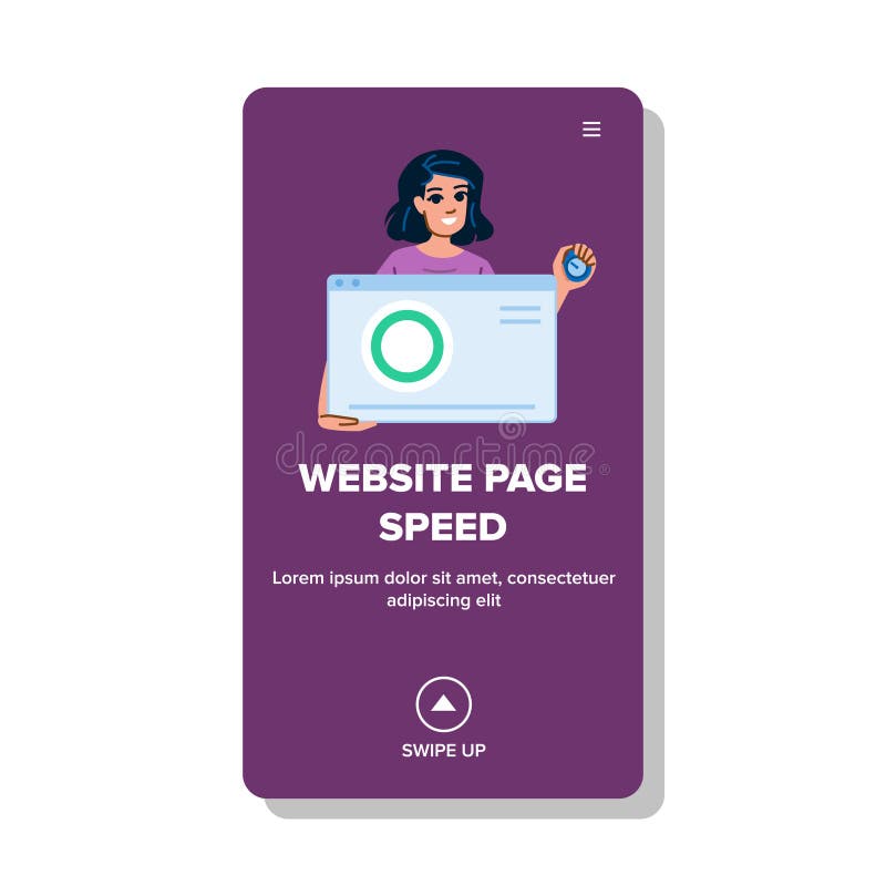 Optimize Website Page Speed Vector Stock Vector - Illustration of ... Optimize Website Page Speed Vector Stock Vector - Illustration of ...