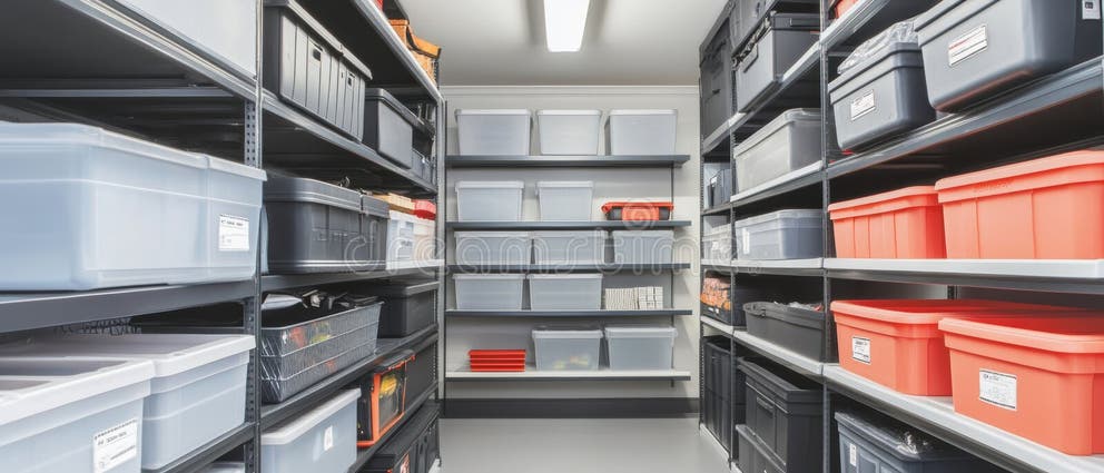 Optimize Your Garage WallMounted Shelving with Clearly Labeled Bins for ...