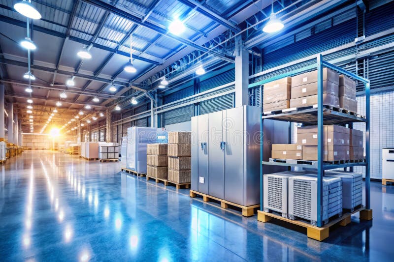 Optimized Freezer Warehouse: Industrial Refrigeration Systems and Efficient Cold Storage ...