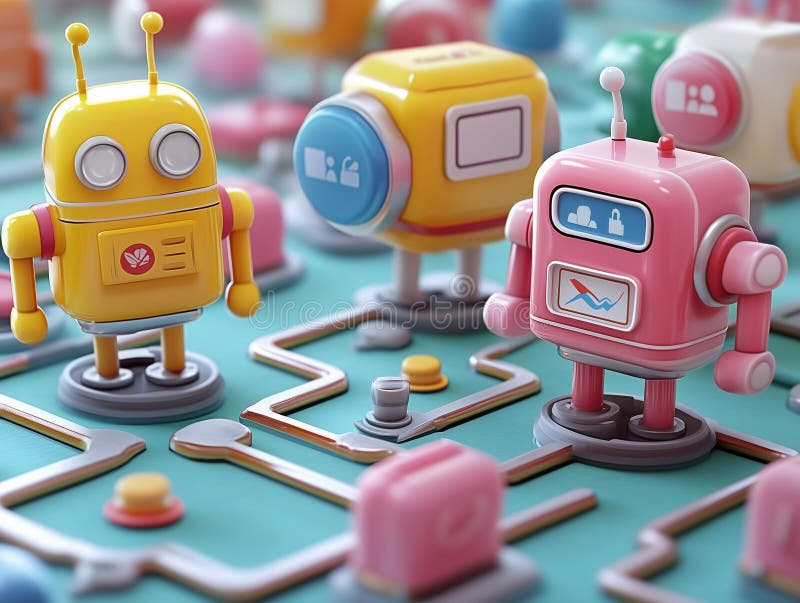 Optimized Support Pathway Visualization Stock Illustration ...