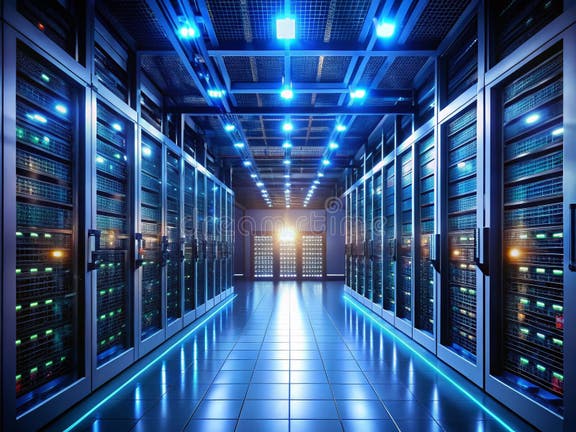 Optimizing Data Center Performance a Deep Dive into Server and Switch Interactions Stock ...