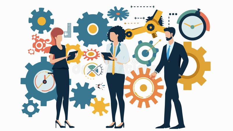 Optimizing Employee Performance Abstract Vector Concept Stock ...