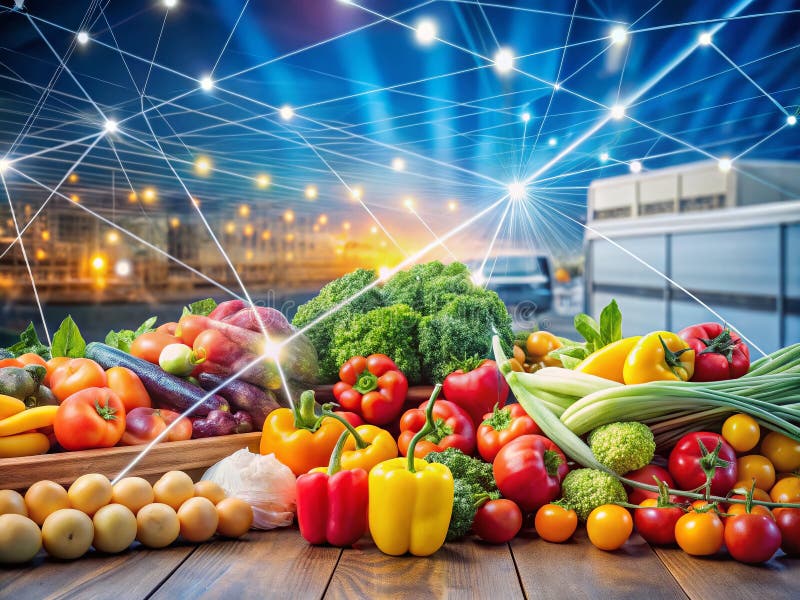 Global Fresh Produce Supply Chains Stock Illustrations – 5 Global Fresh ...