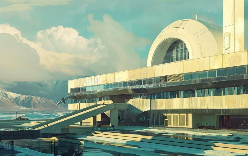 Optimizing Multi-Use Facilities -Generative Ai Stock Photo - Image of ...