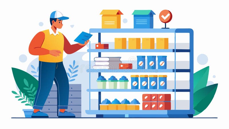 Optimizing Shelf Space for Maximum Impact. this Image Captures a ...