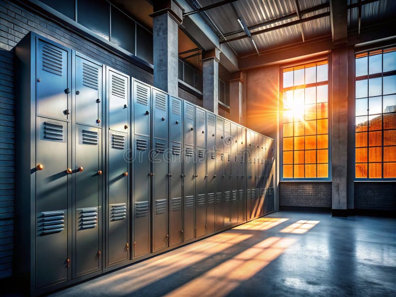 Optimizing Warehouse Locker Rooms Industrial Design Employee Storage ...