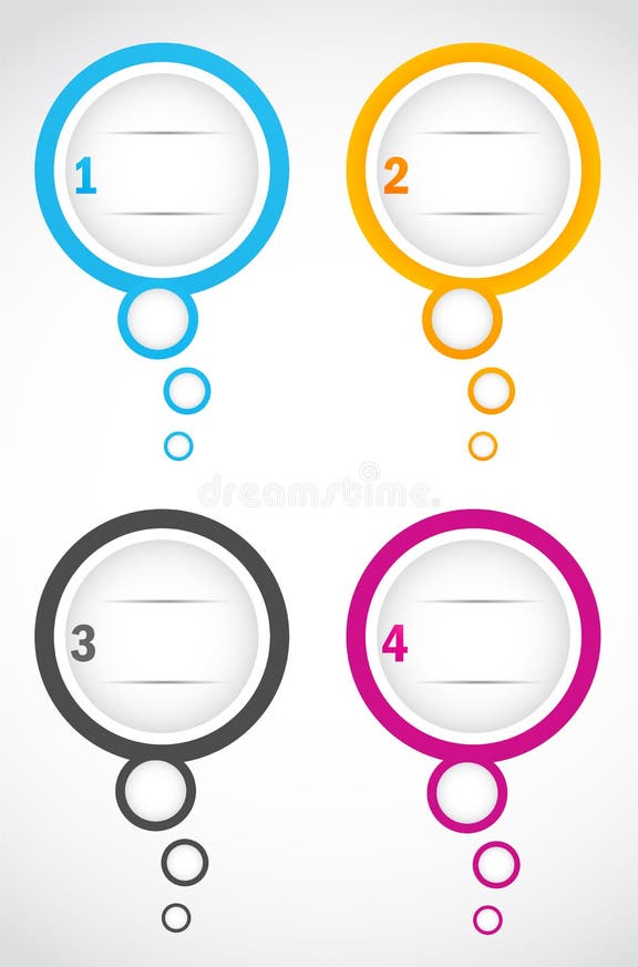 Option bubbles stock vector. Illustration of circle, order - 27227851