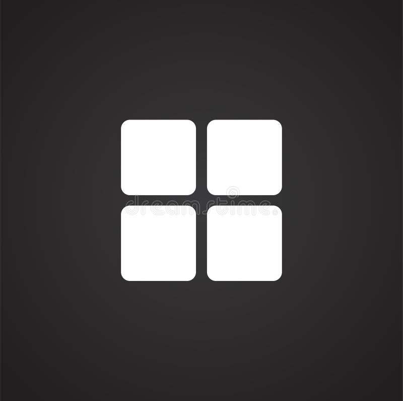 Option Button Icon on Background for Graphic and Web Design. Simple ...