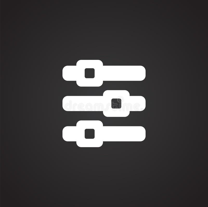 Option Button Icon on Background for Graphic and Web Design. Simple ...