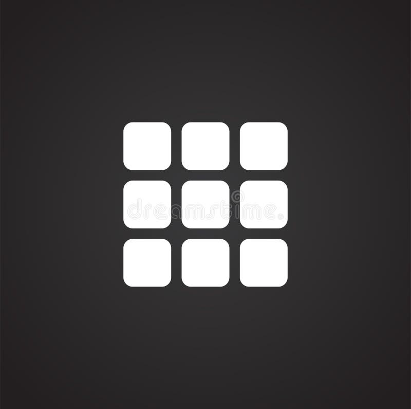 Option Button Icon on Background for Graphic and Web Design. Simple ...