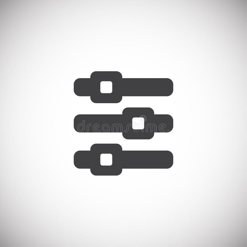 Option Button Icon on Background for Graphic and Web Design. Simple ...