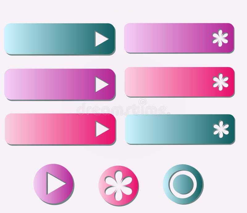 Round option buttons stock vector. Illustration of button - 28065392