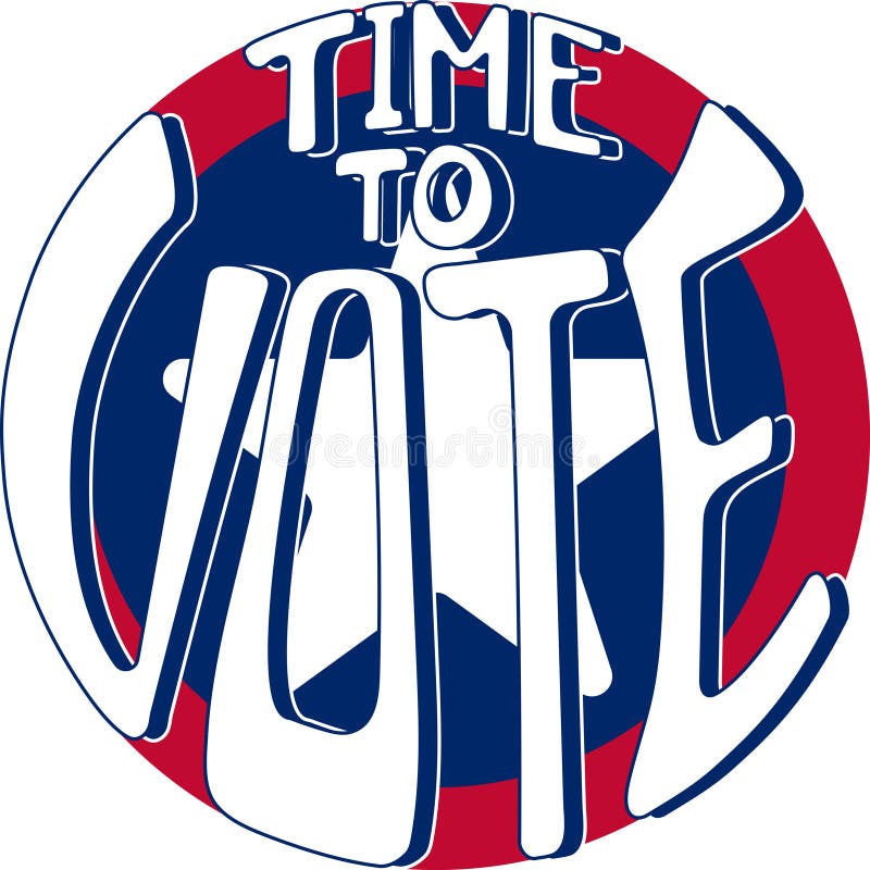 Option for Calling for Voting in Elections in the Colors of the US Flag ...