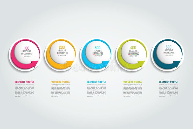 Option Chart, Scheme, Diagram, Timeline. Stock Vector - Illustration of ...