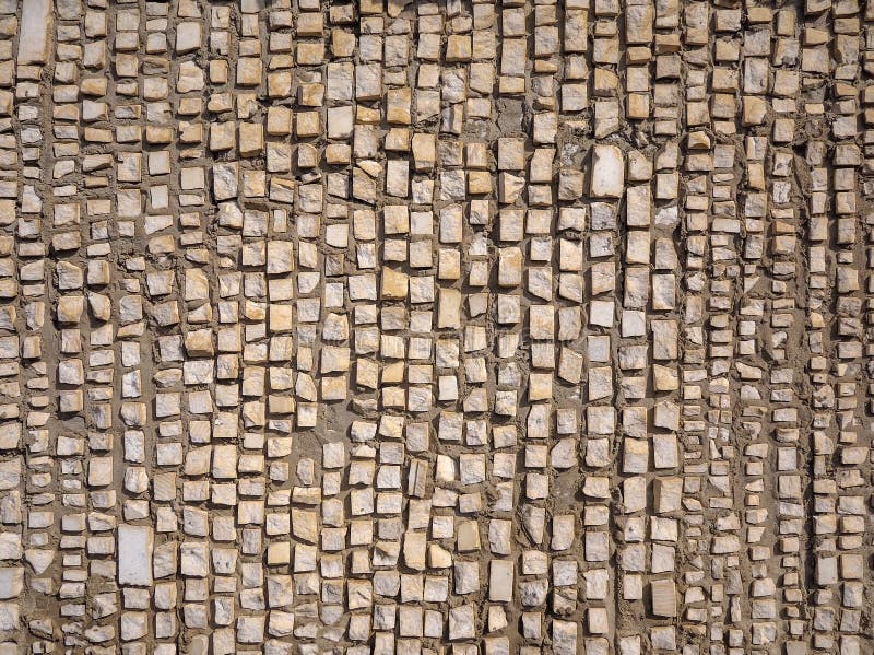 Pattern of Old Stone Wall Surfaced Stock Image - Image of abstract ...