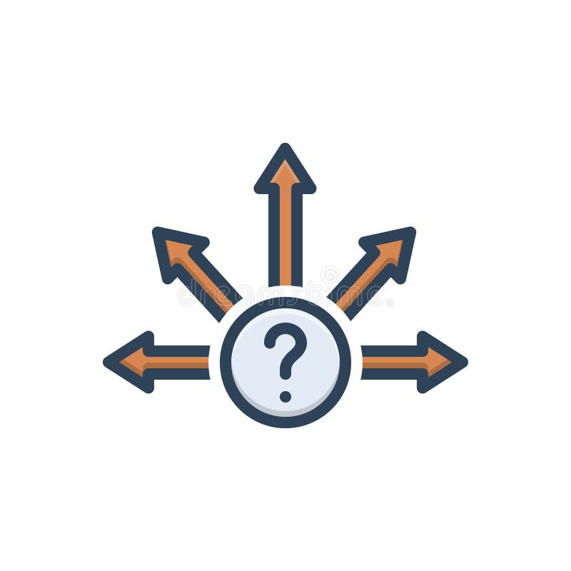 Color Illustration Icon for Option, Choice and Variety Stock Vector ...