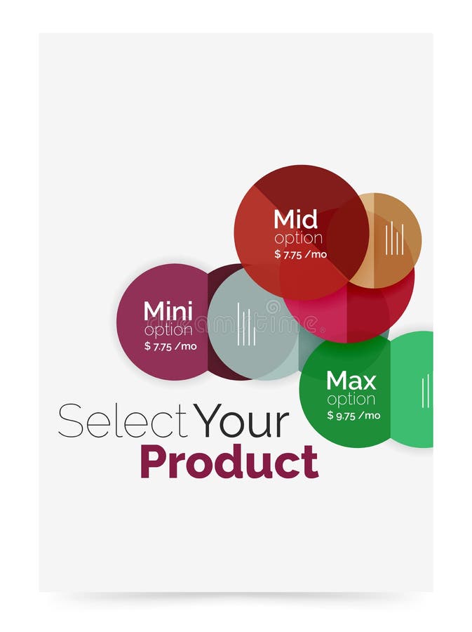 Option Select Infographic Banner Stock Vector - Illustration of list ...