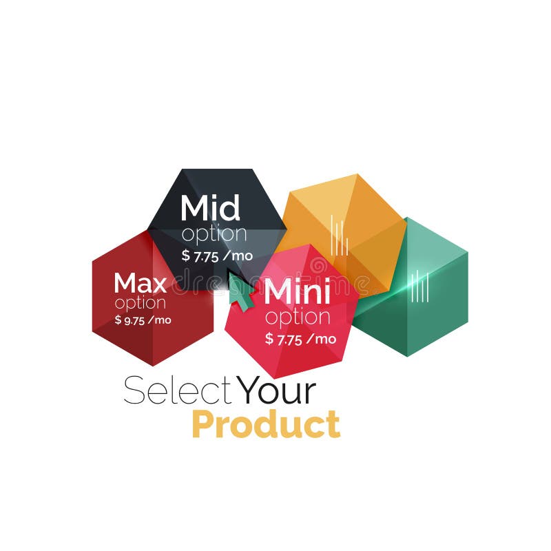 Option select template stock vector. Illustration of options - 81327107