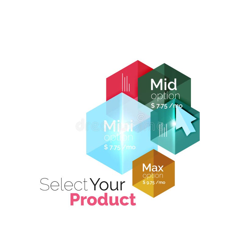 Option select template stock vector. Illustration of plan - 81411194