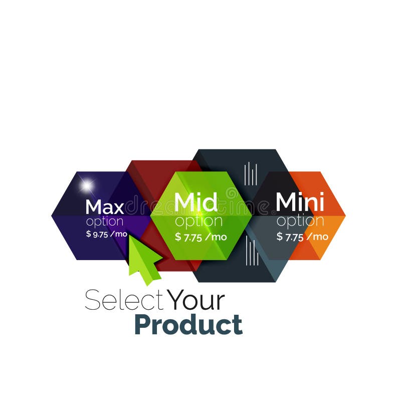 Option select template stock vector. Illustration of flyer - 81416223