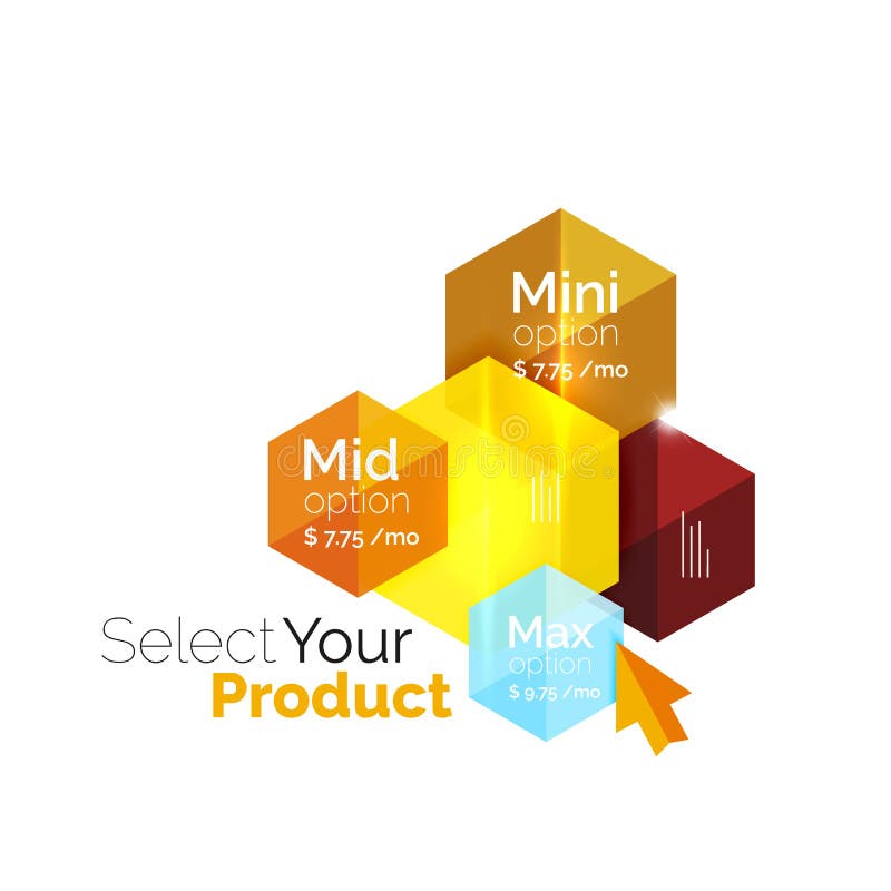 Option select template stock vector. Illustration of four - 81426971