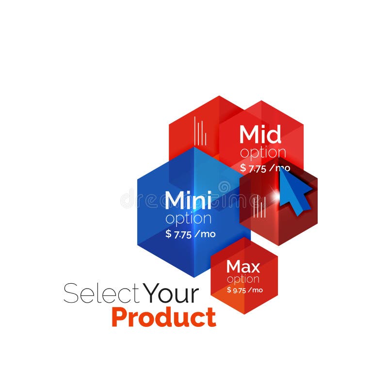 Option select template stock vector. Illustration of goal - 81709969