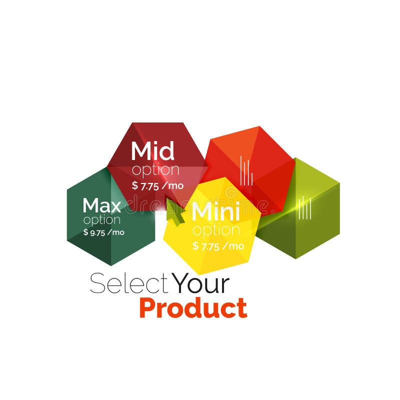 Option select template stock vector. Illustration of modern - 81943395
