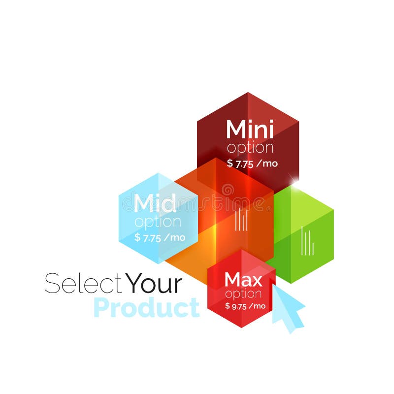 Option select template stock vector. Illustration of chart - 81943984