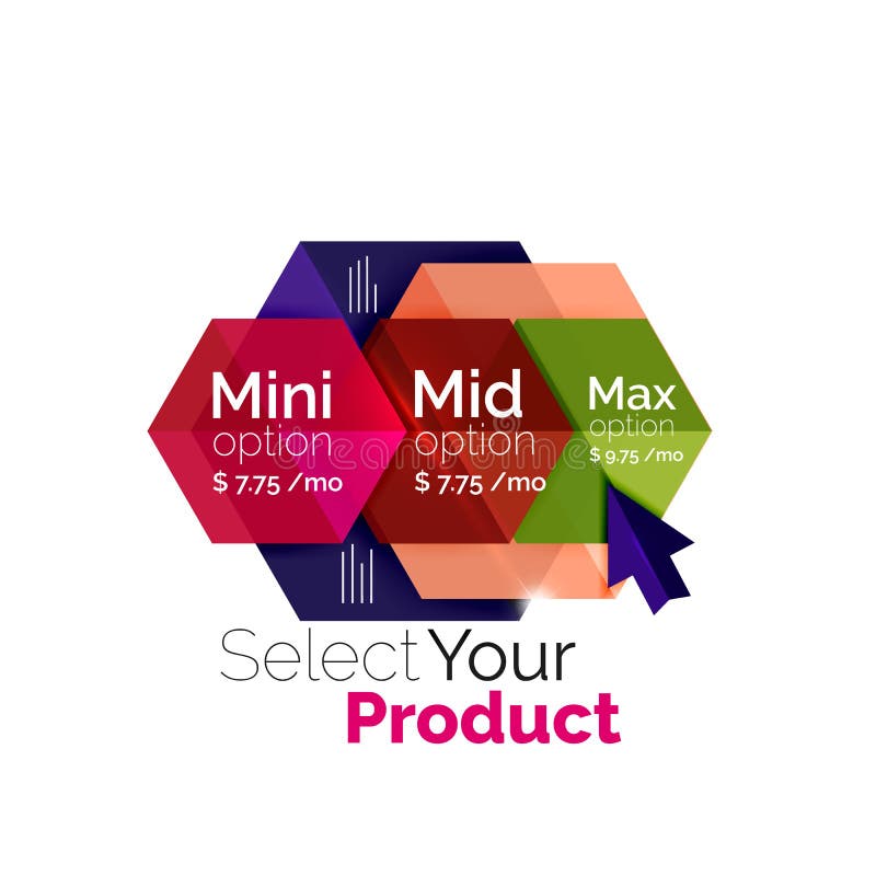 Option select template stock illustration. Illustration of column ...