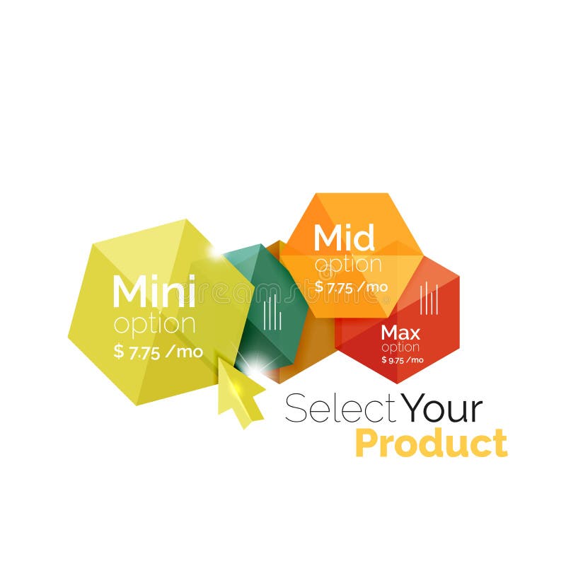 Option select template stock vector. Illustration of business - 81430907