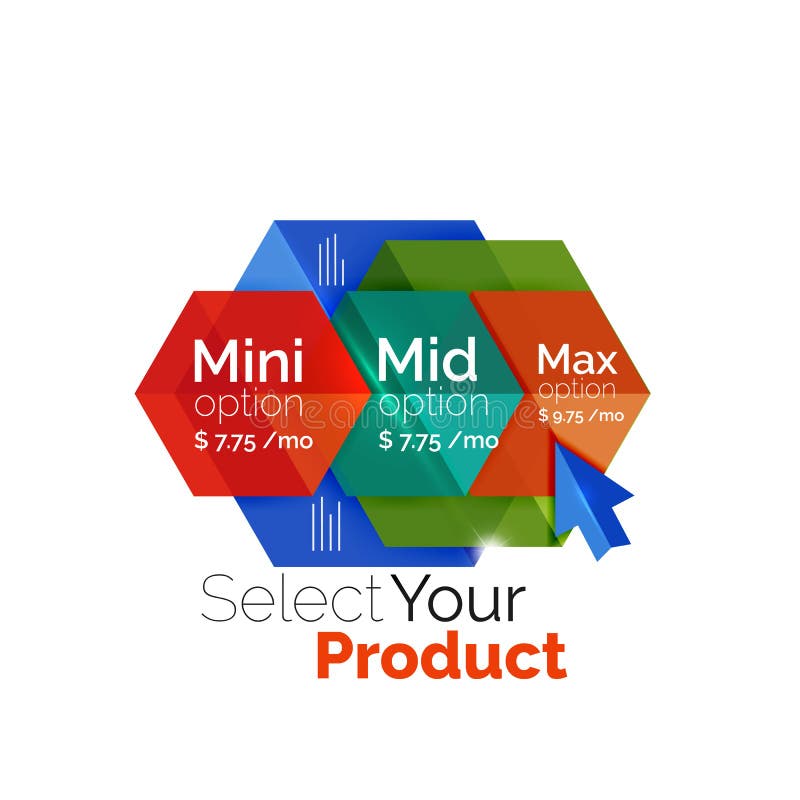 Option select template stock vector. Illustration of business - 81430907