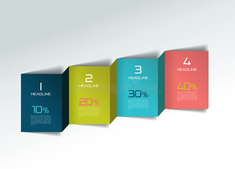 Option Step by Step Schedule, Tab, Banner. Stock Vector - Illustration ...