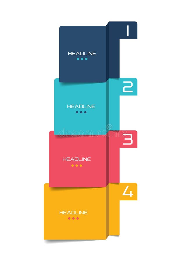 Option Step by Step Schedule, Tab, Banner. Stock Vector - Illustration ...