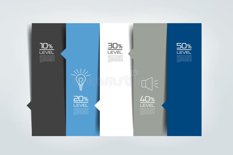 Option Template, Table, Schedule, Banner. Step by Step Infographic ...