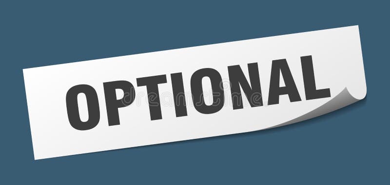 Optional Sticker Stock Illustrations – 287 Optional Sticker Stock ...