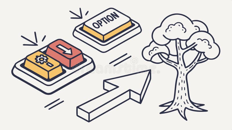 Options Button Illustration, User Interface and Selection Element ...