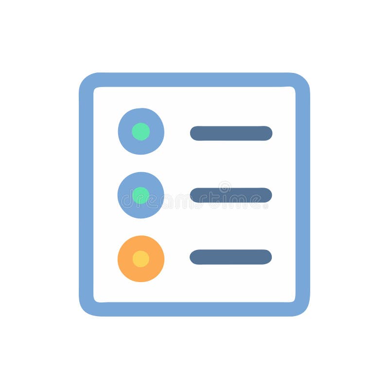 Options Icon for Choices stock illustration. Illustration of ideas ...