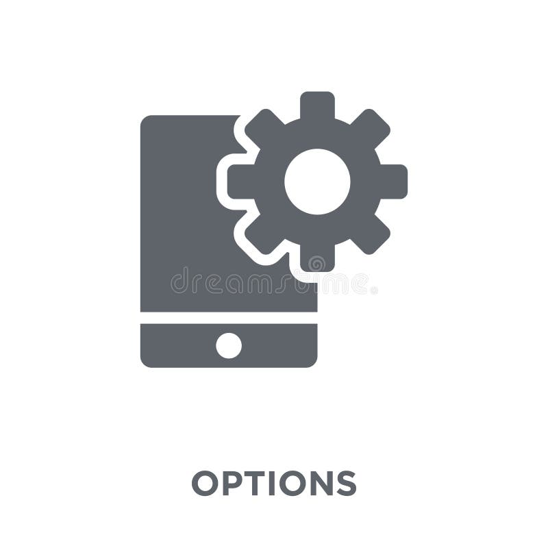 Options Icon from Collection. Stock Vector - Illustration of ...