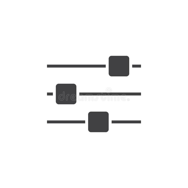 Options Icon , Settings Solid Logo, Pictogram Isolated on Stock ...