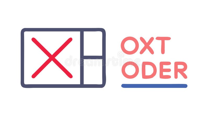 Options Selection Boxes Vector Icon for Choosing ODER, Vector Design ...