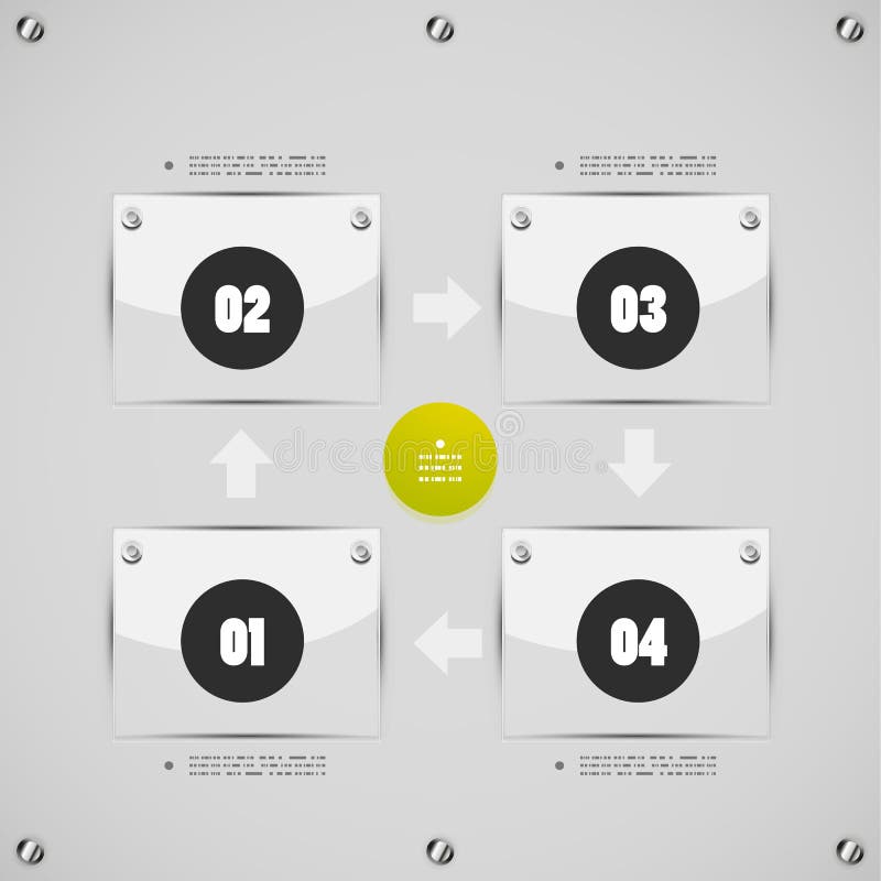 Options Steps Modern Template Stock Vector - Illustration of paper ...