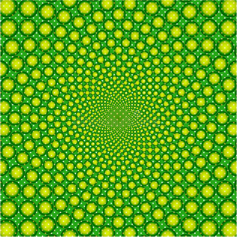Vector Optische Illusie Spin Cycle Achtergrond Vector Illustratie ...
