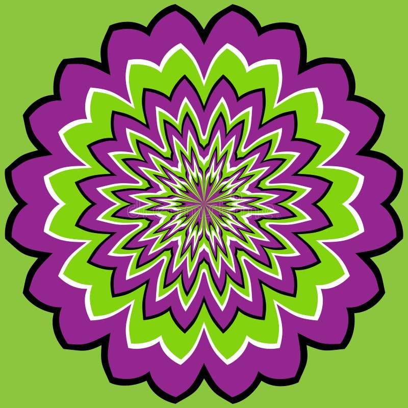 Optisk illusion vektor illustrationer. Illustration av samtida - 10682406