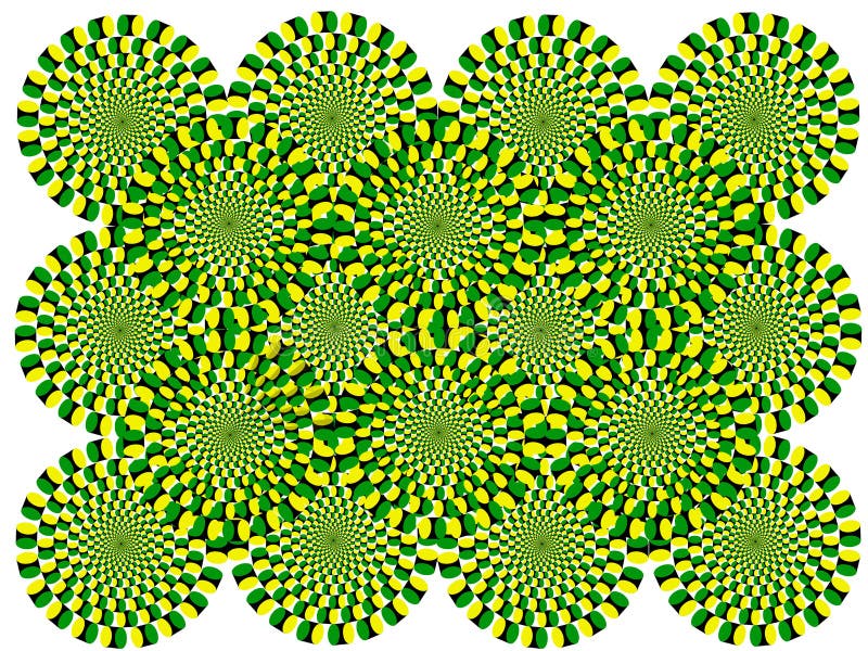 Optisk illusion stock illustrationer. Illustration av illustration ...
