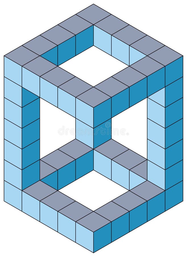 Optisk illusion vektor illustrationer. Illustration av geometriskt ...